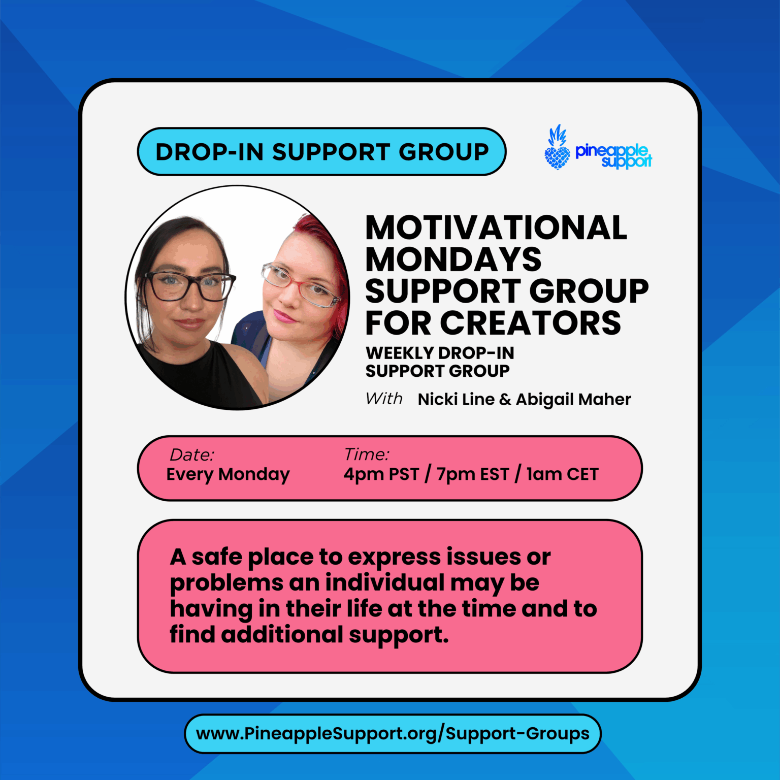 Support Groups - Pineapple Support